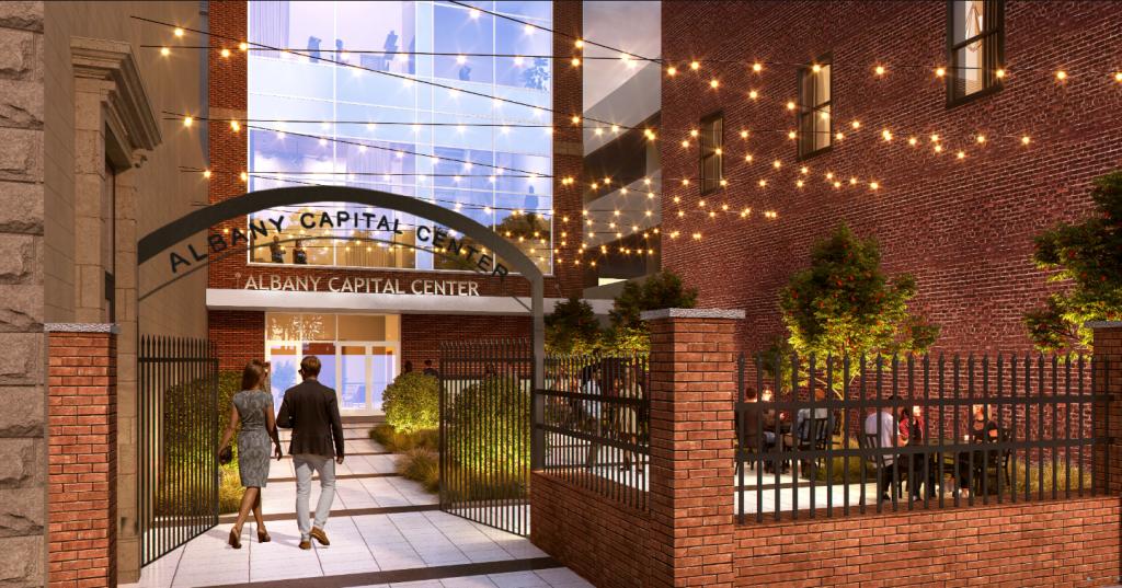 Groundbreaking begins $54.9M Albany Capital Center expansion | New York ...