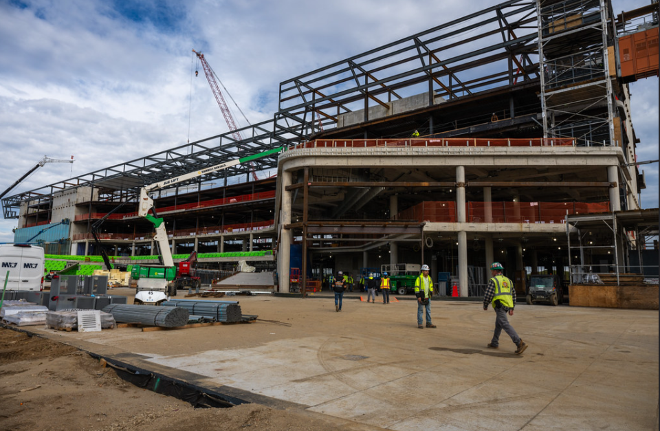 Belmont Park redevelopment reaches topping out, new facility set to ...